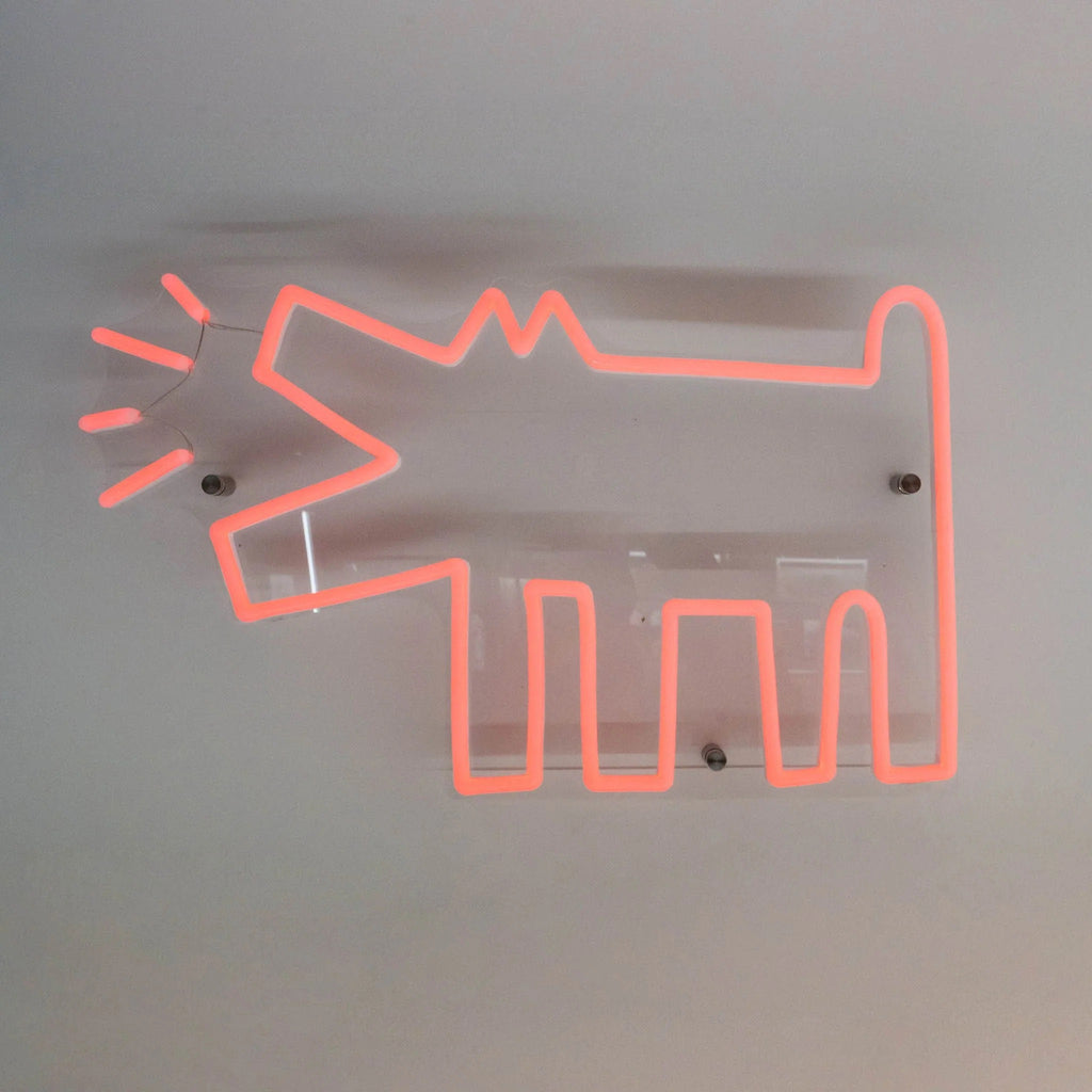 LED Neon Art Work Keith Haring Barking Dog – Speranza Design Gallery