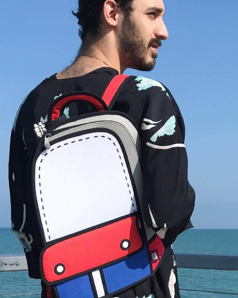 2D Backpack ADVENTURE Red – Speranza Design Gallery