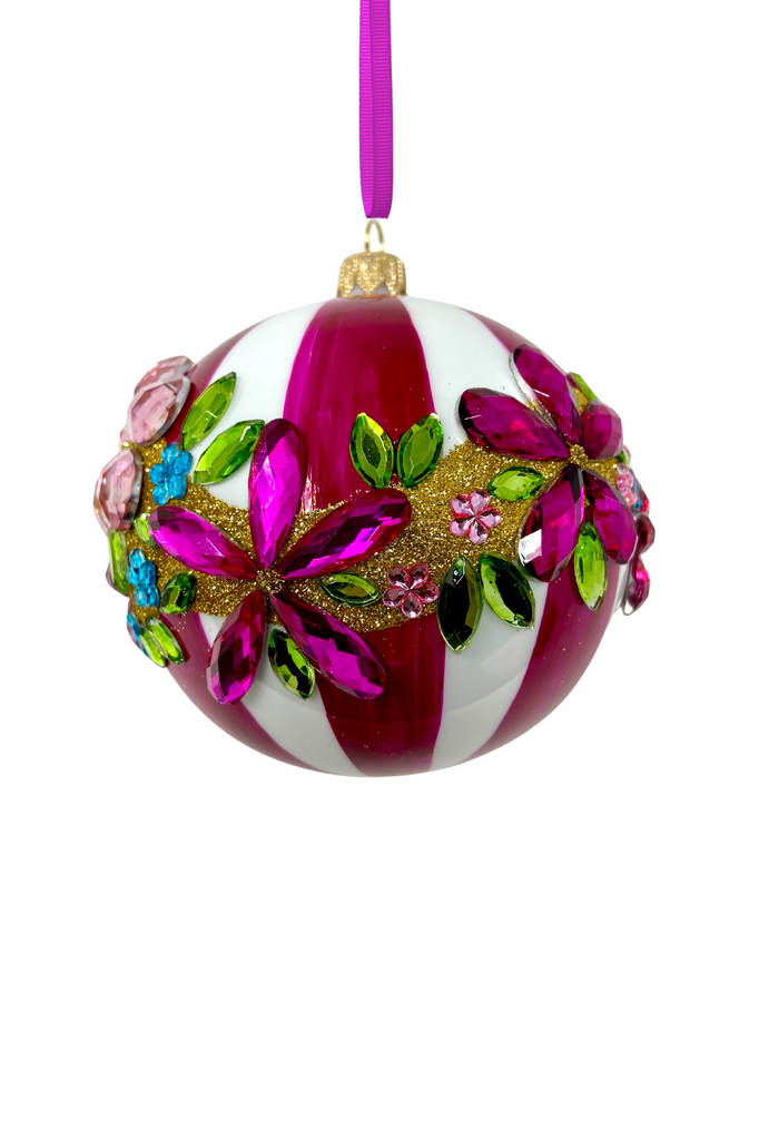 Runway Rose Polish Glass Bauble – Speranza Design Gallery