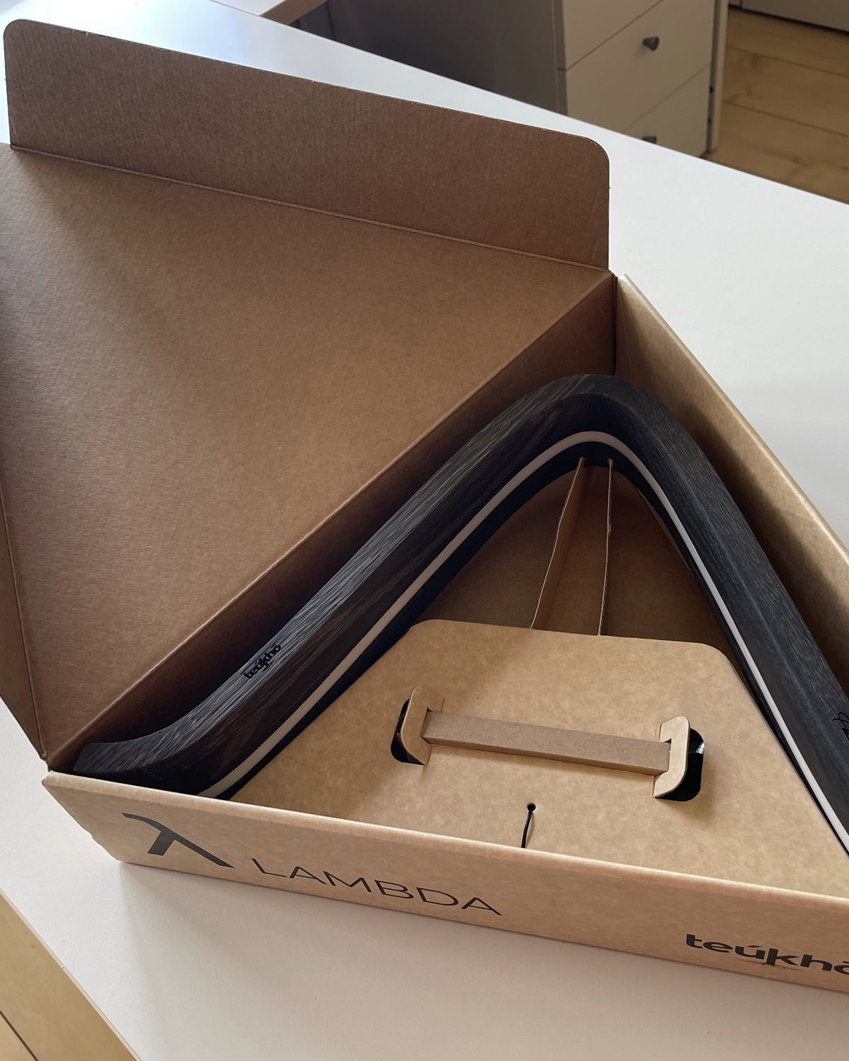 Lamp LAMBDA Black/Brown – Speranza Design Gallery