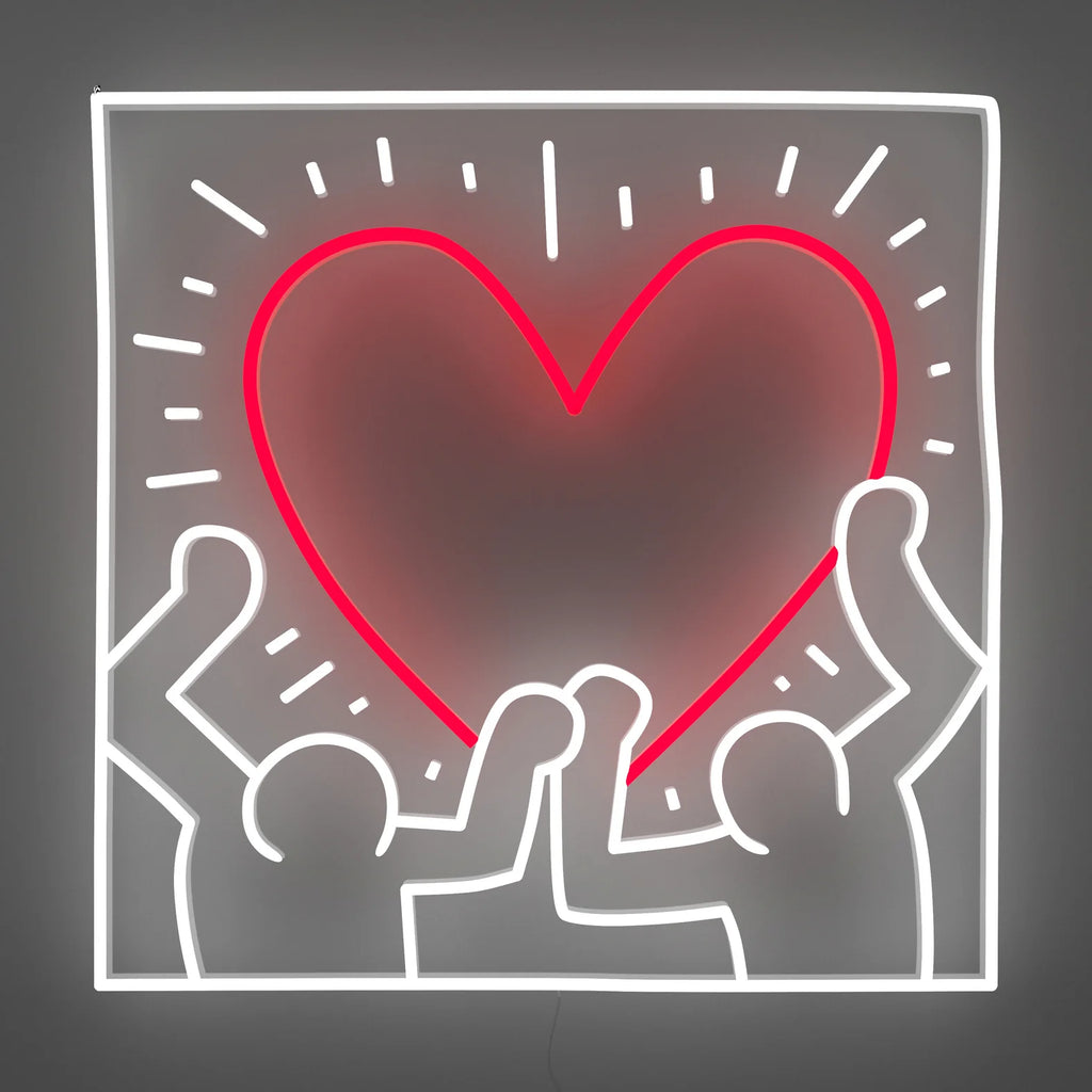 LED Neon Art Work Keith Haring Radiant Heart – Speranza Design Gallery