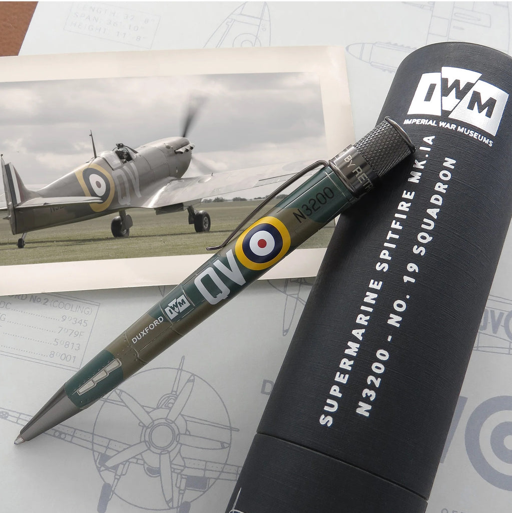 Retro 51 Imperial War Museums Spitfire N3200 Rollerball Pen – Speranza ...